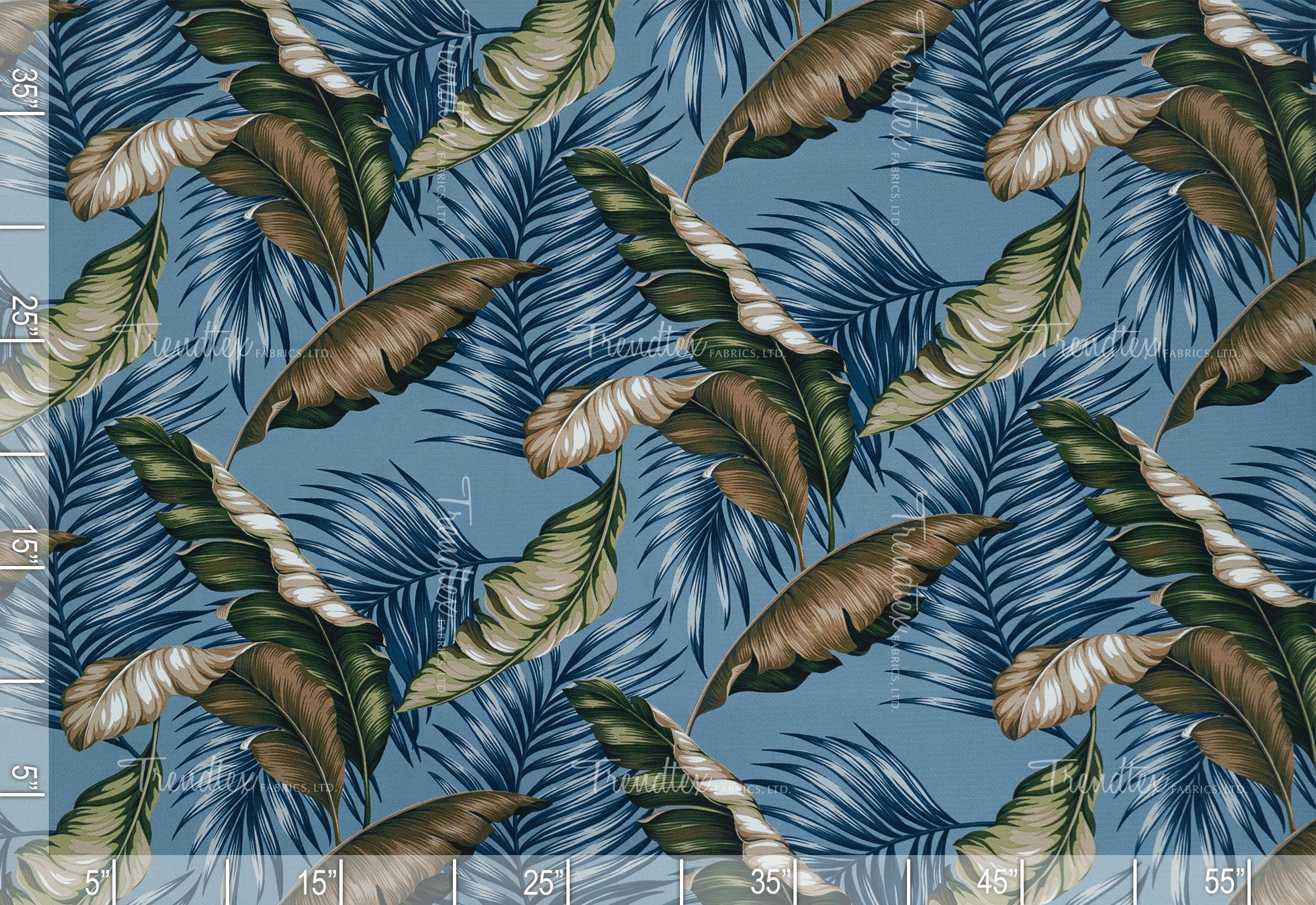 Banana Leaf - Sample Swatch – Hawaii Barkcloth